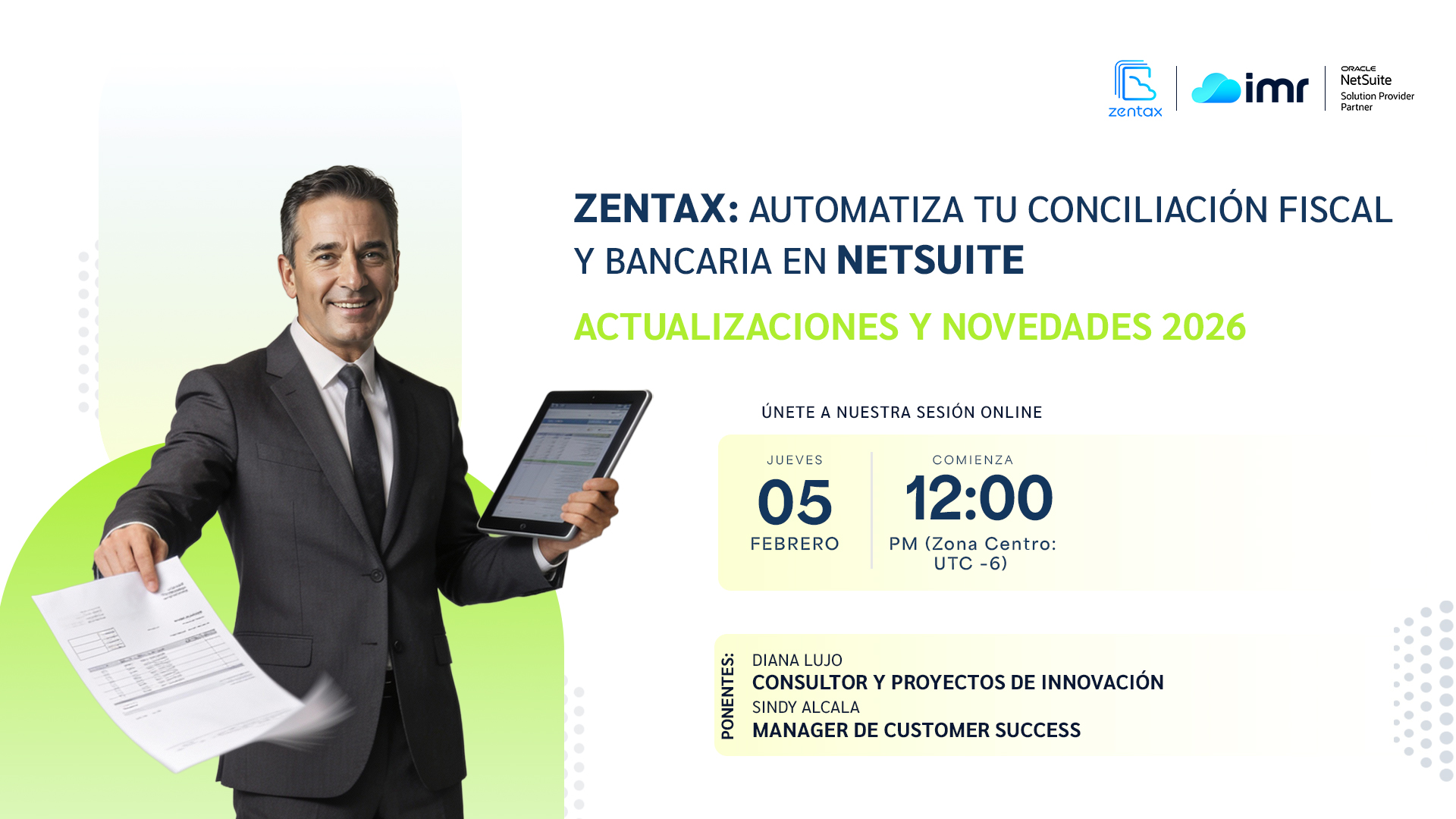 Webinar Zentax | IMR Software